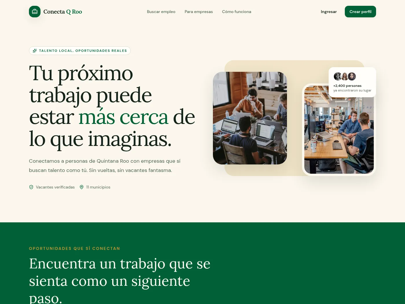 Trabajo Conecta Q Roo