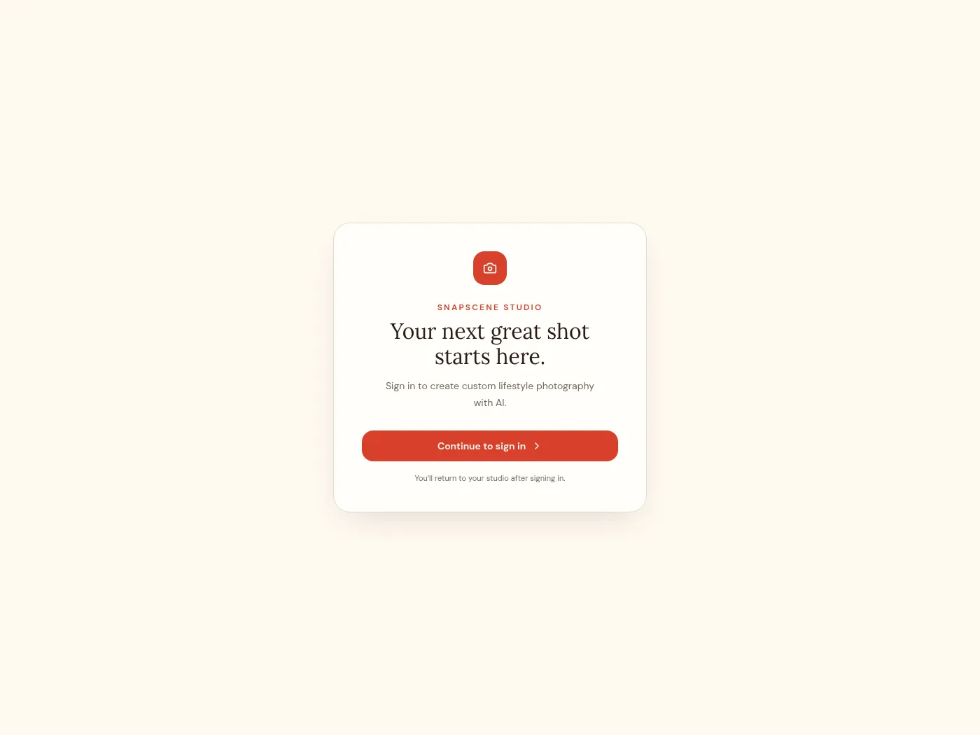 SnapScene AI Studio
