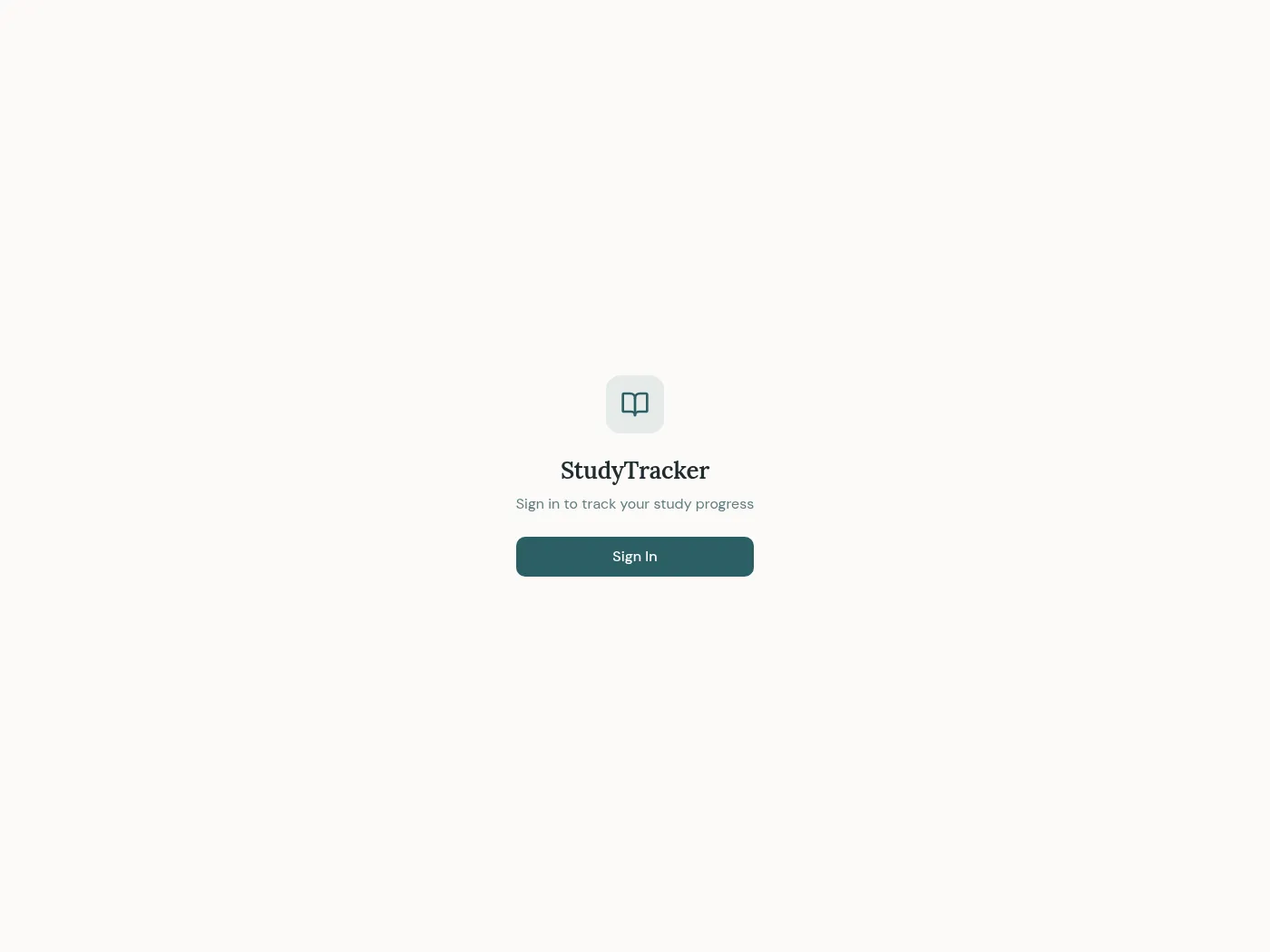 Study Progress Dashboard