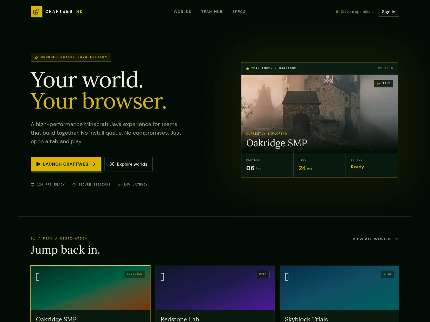 CraftWeb HD