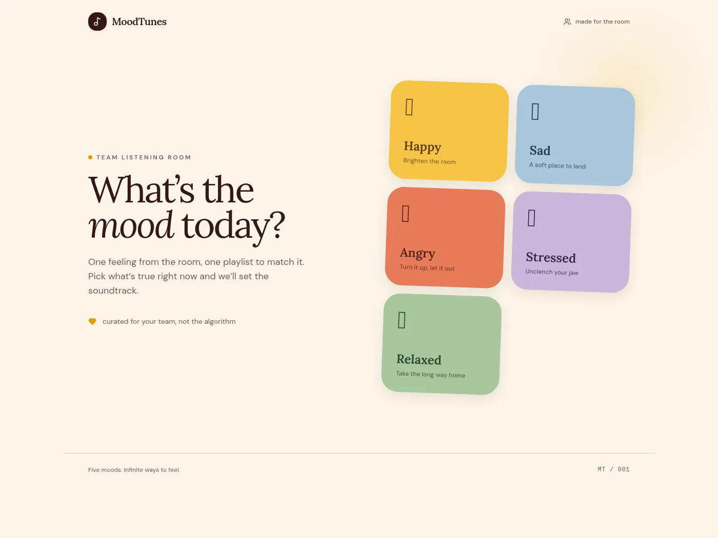 MoodTunes Selector
