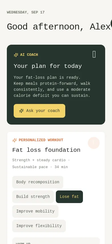 AI Fitness Coach