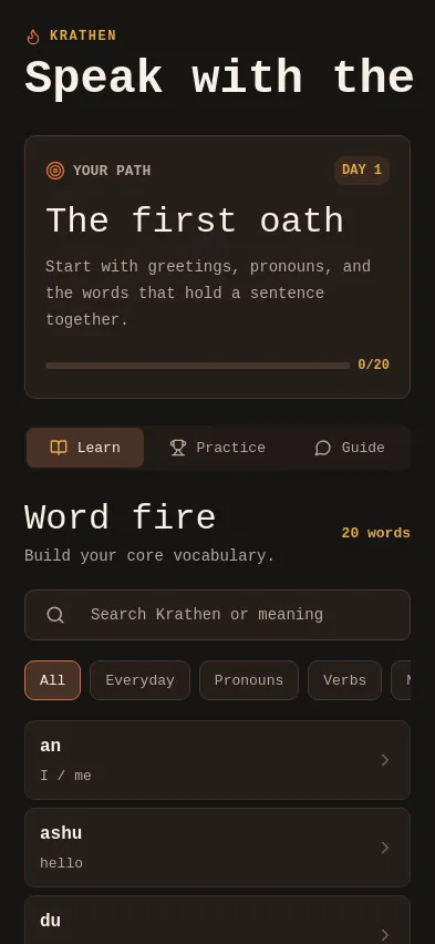 Conglang Language Learner