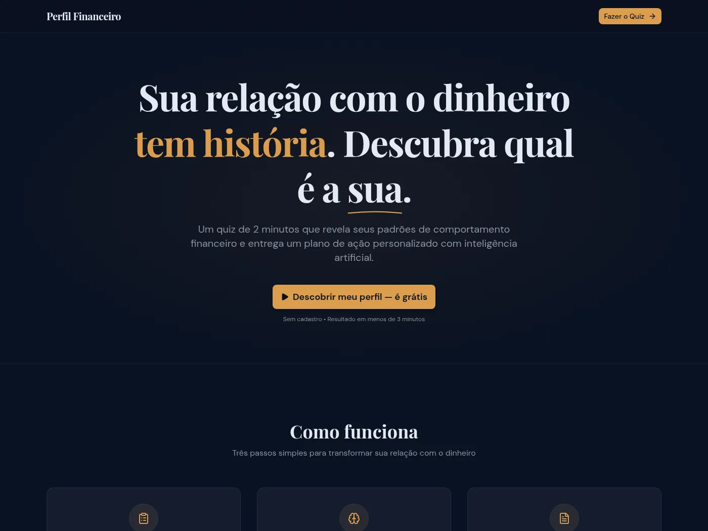 Perfil Financeiro AI