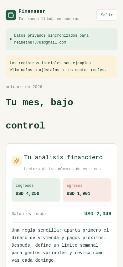 Finanseer Móvil