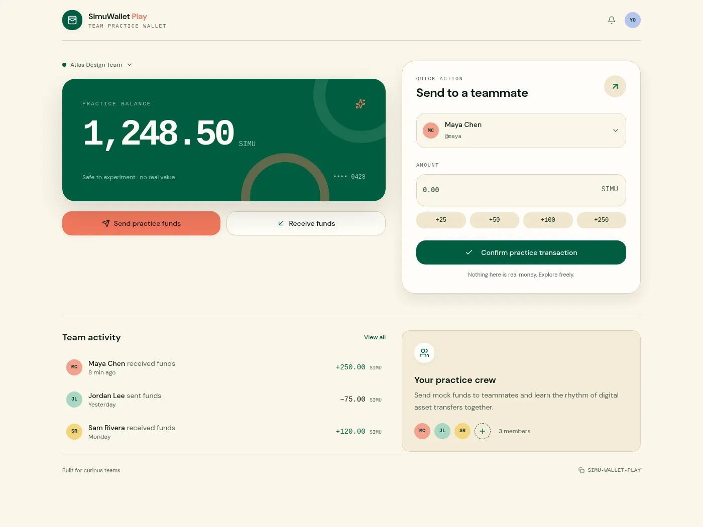 SimuWallet Play