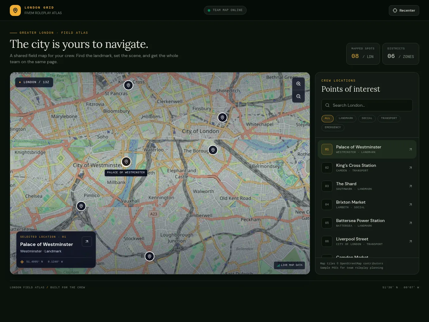 London FiveM Mini Map