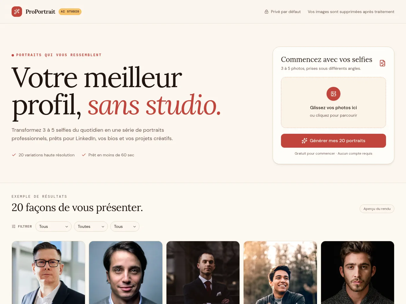 ProPortrait AI Studio