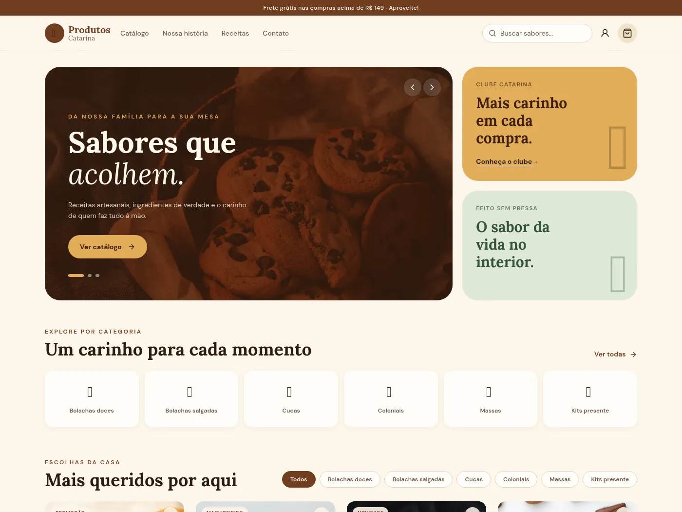 Produtos Catarina App