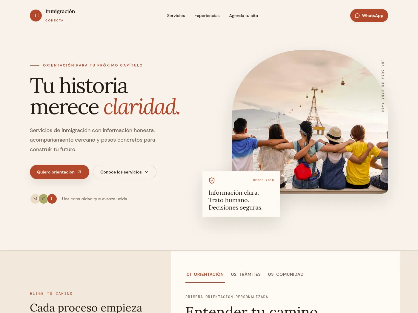 Inmigración Conecta Web
