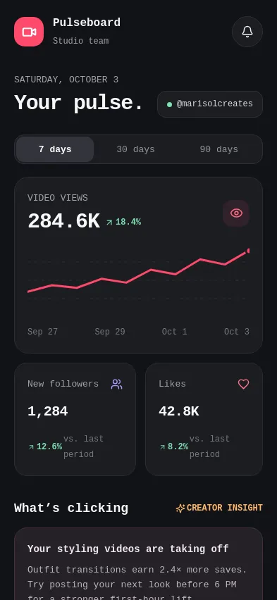 TikTok Insights Mobile