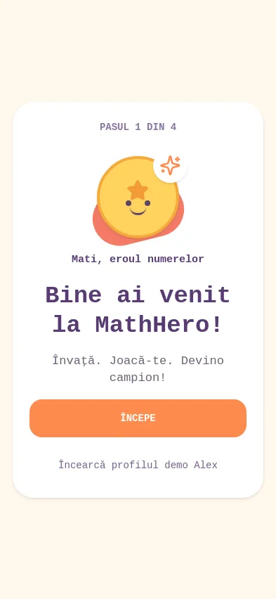 MathHero Mobile MVP
