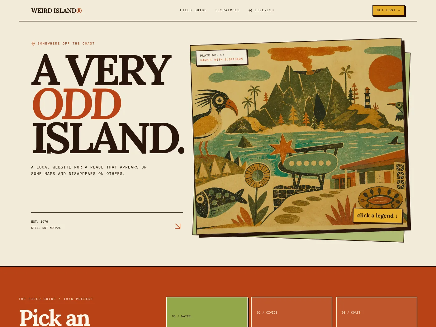 Retro Island Webspace