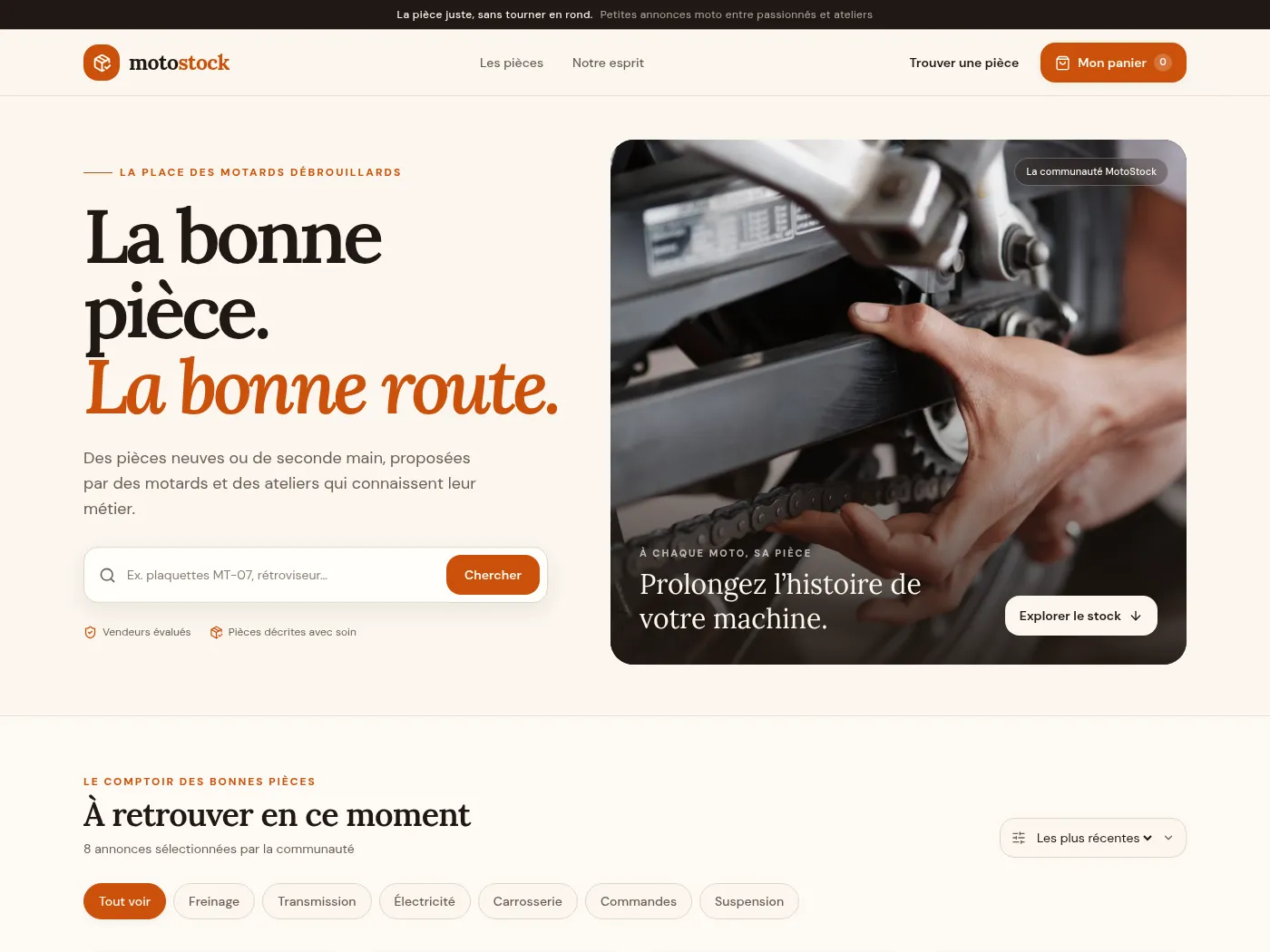 Moto Parts Marketplace