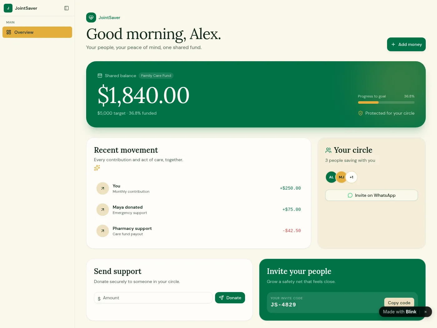 JointSaver App