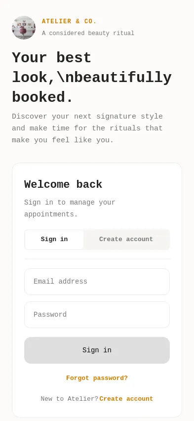 Salon App