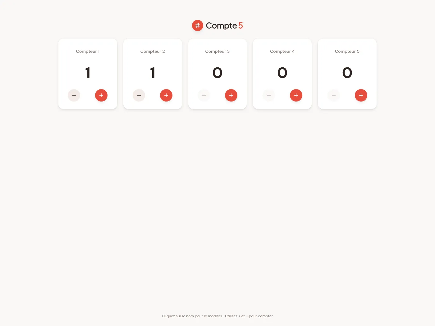 Compte 5 Tracker