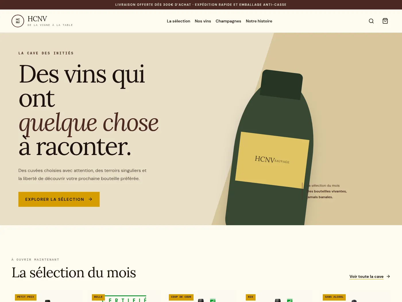 HCNV eShop Website