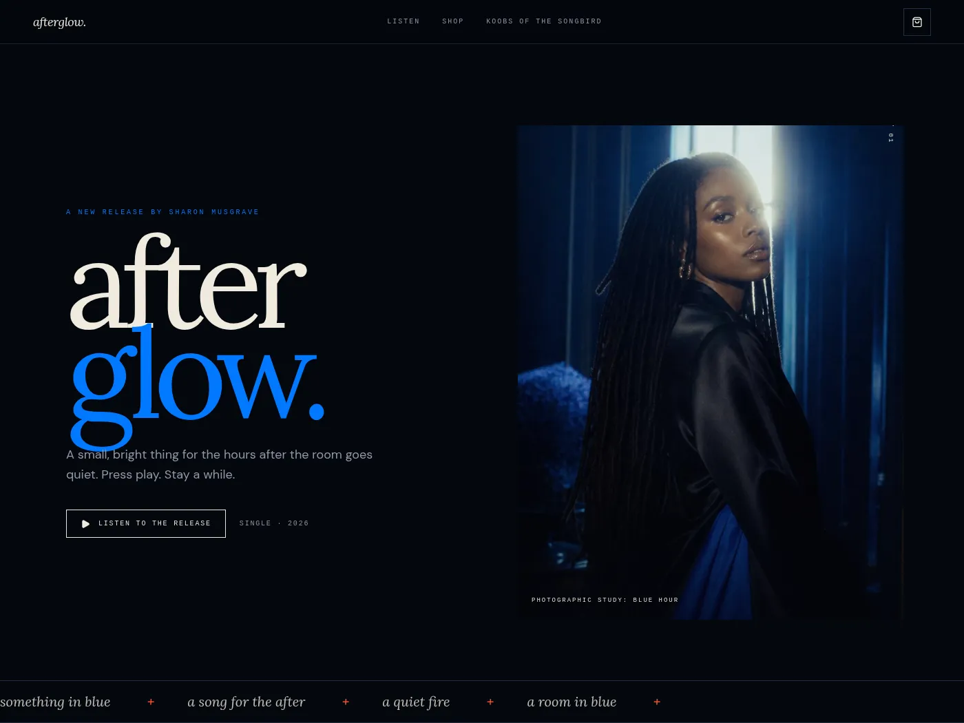 Afterglow Merch & Audiobook Hub
