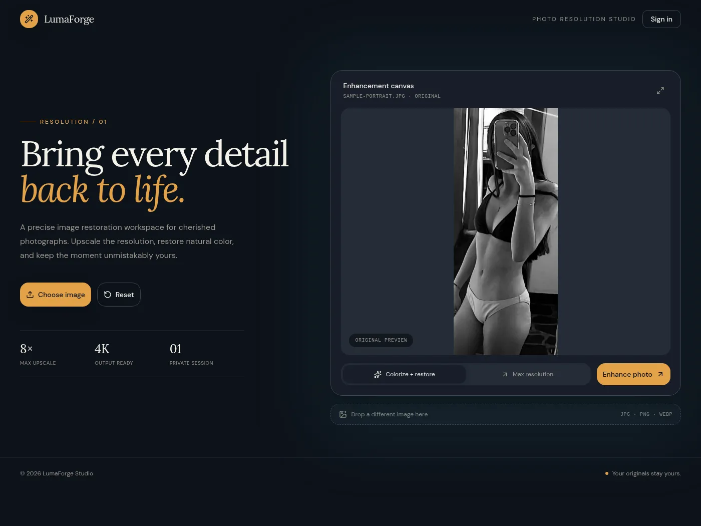 Photo Resolution Booster