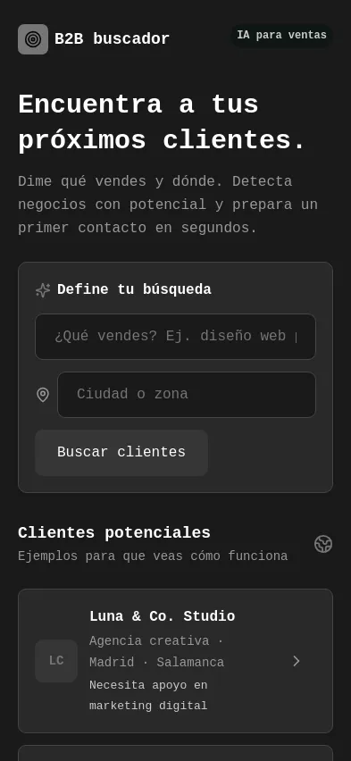 B2B Client Finder