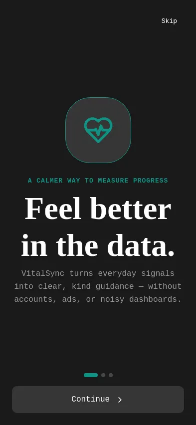 VitalSync Wellness App