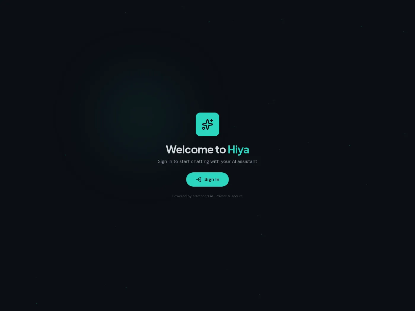 Hiya AI Chatbot