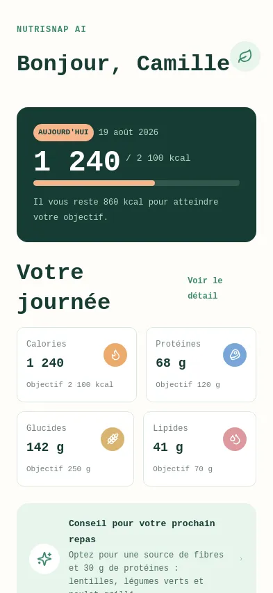 NutriSnap AI Tracker