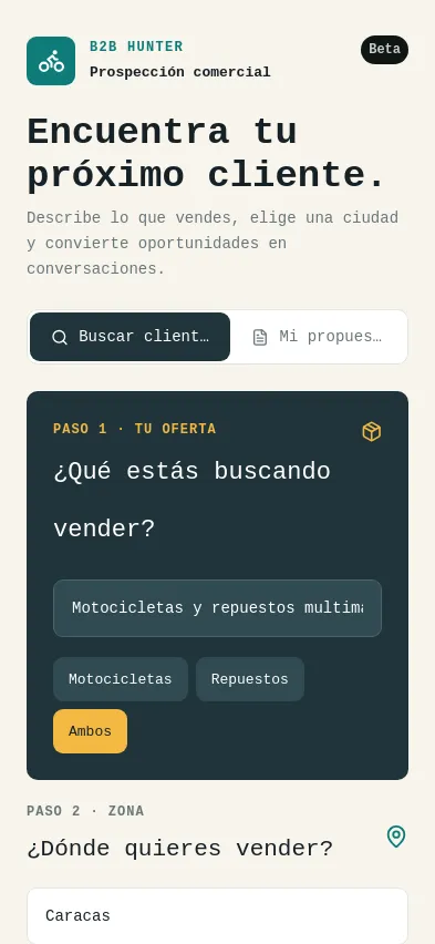 B2B Hunter App