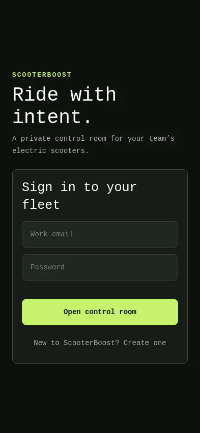 ScooterBoost Mobile