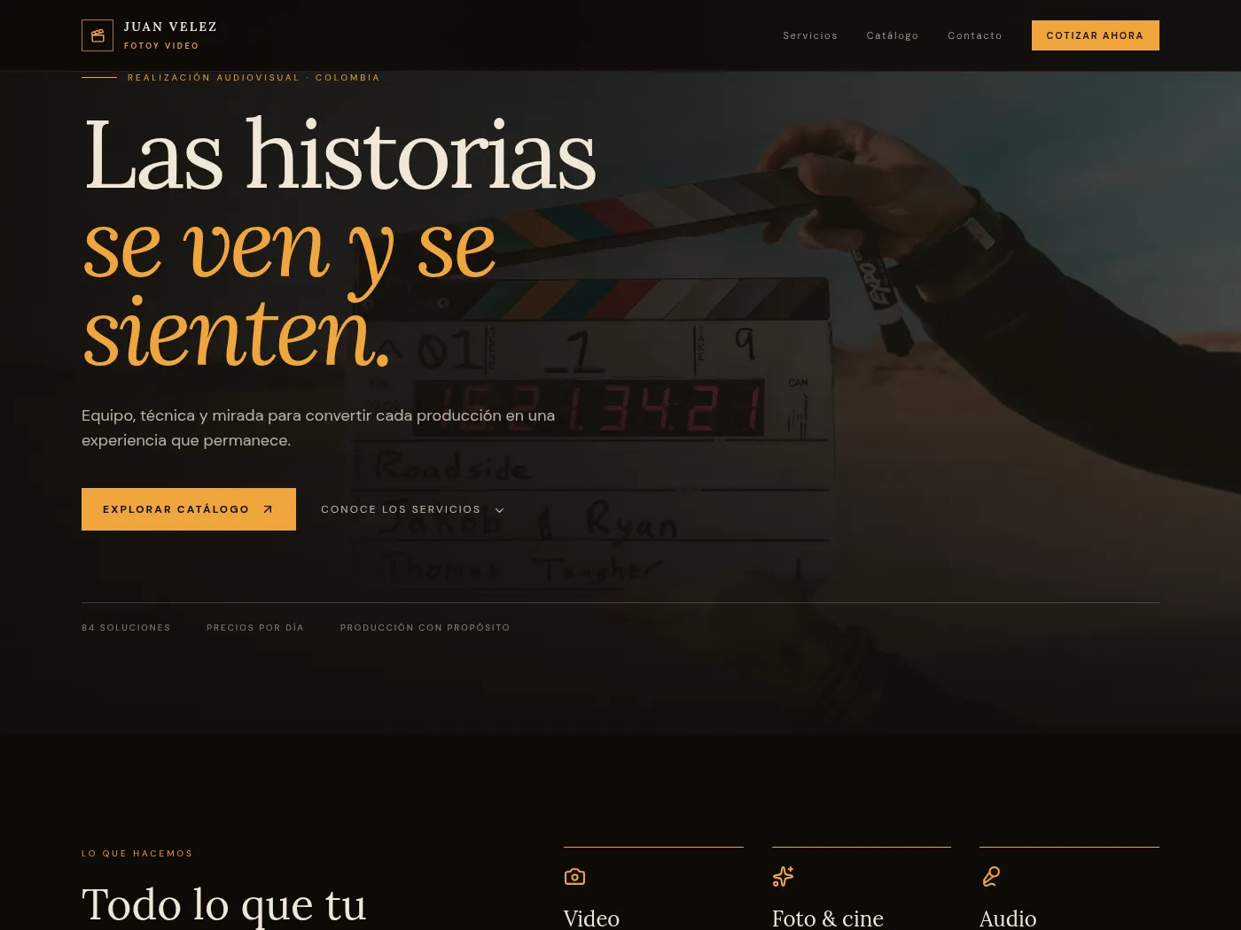 Juan Velez Fotoy Video