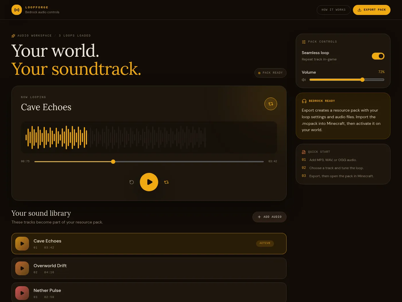 Music Loop Game Add-On
