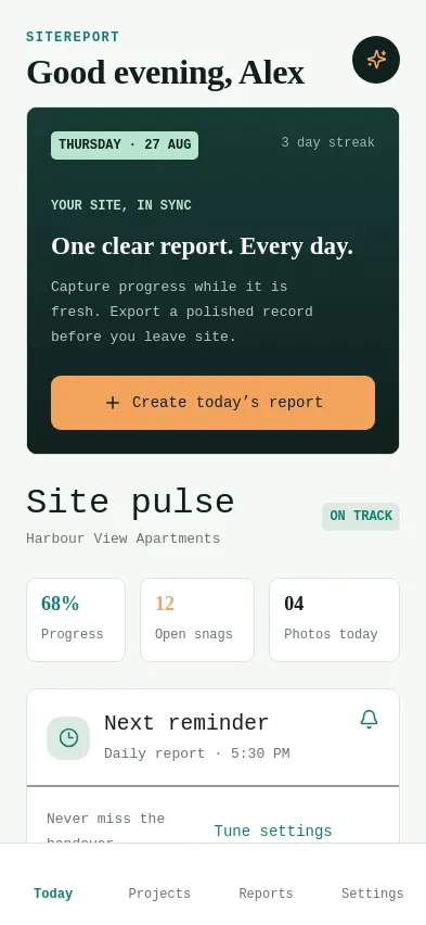 SiteReport Pro