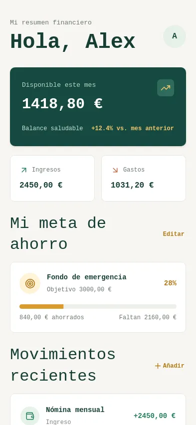 Salario Metas Tracker