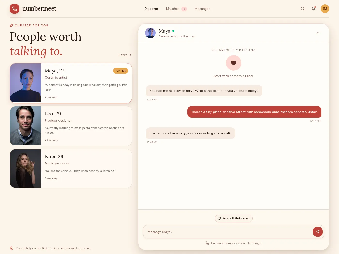 NumberMeet Dating App
