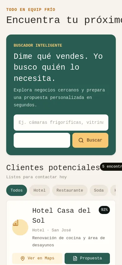 Todo en Equip Frío