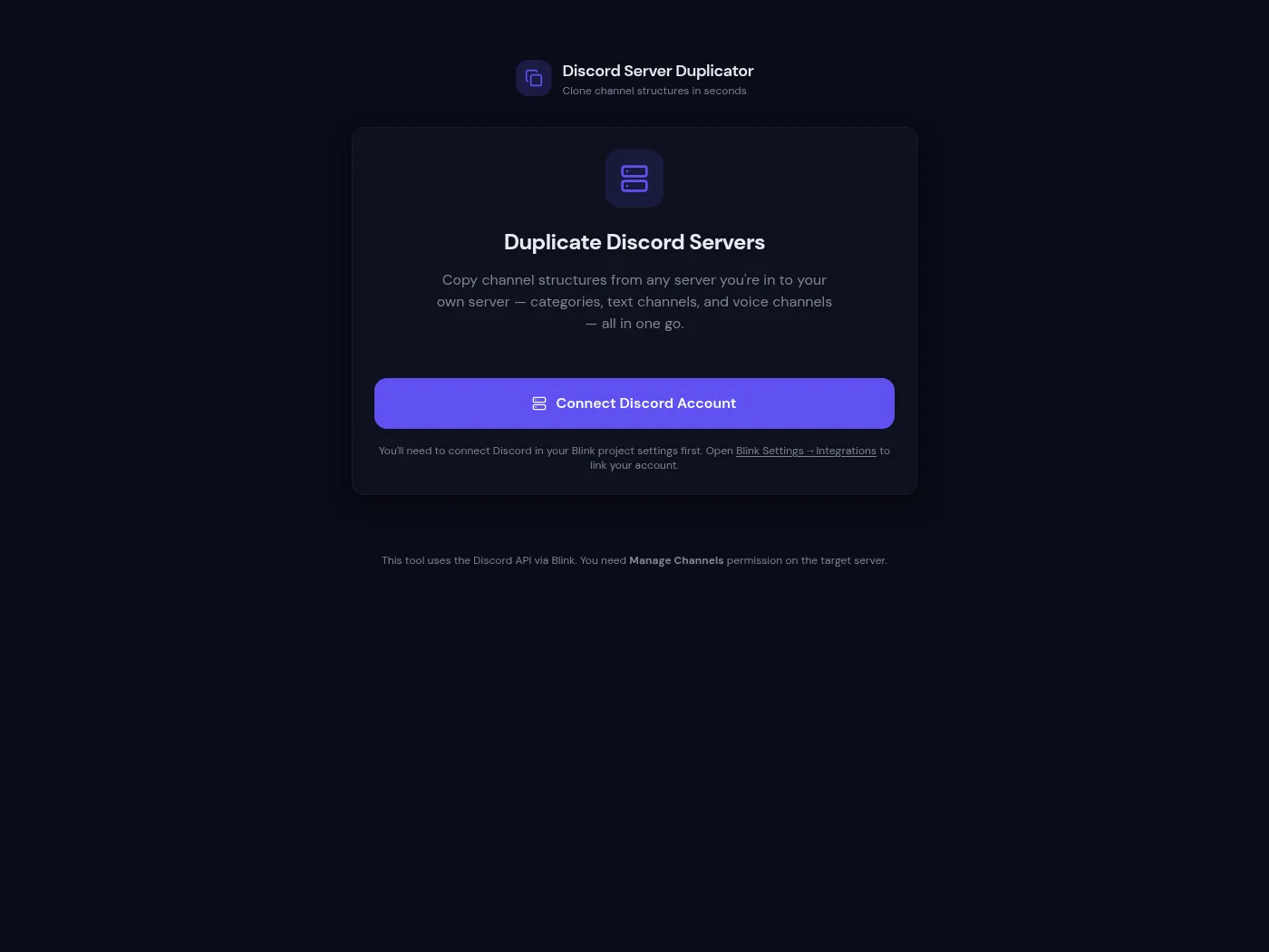 Discord Server Duplicator