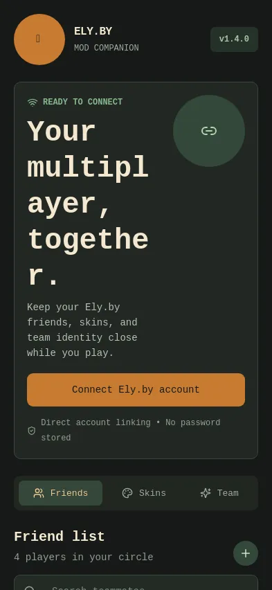 Ely.by Mod Companion