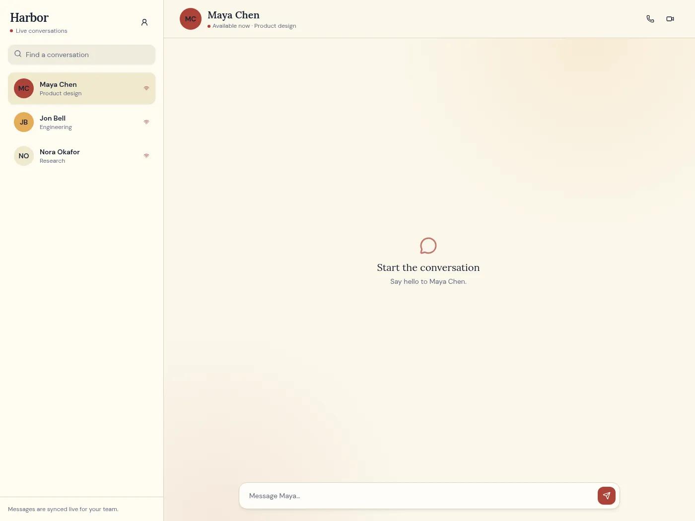 Live Connect Chat
