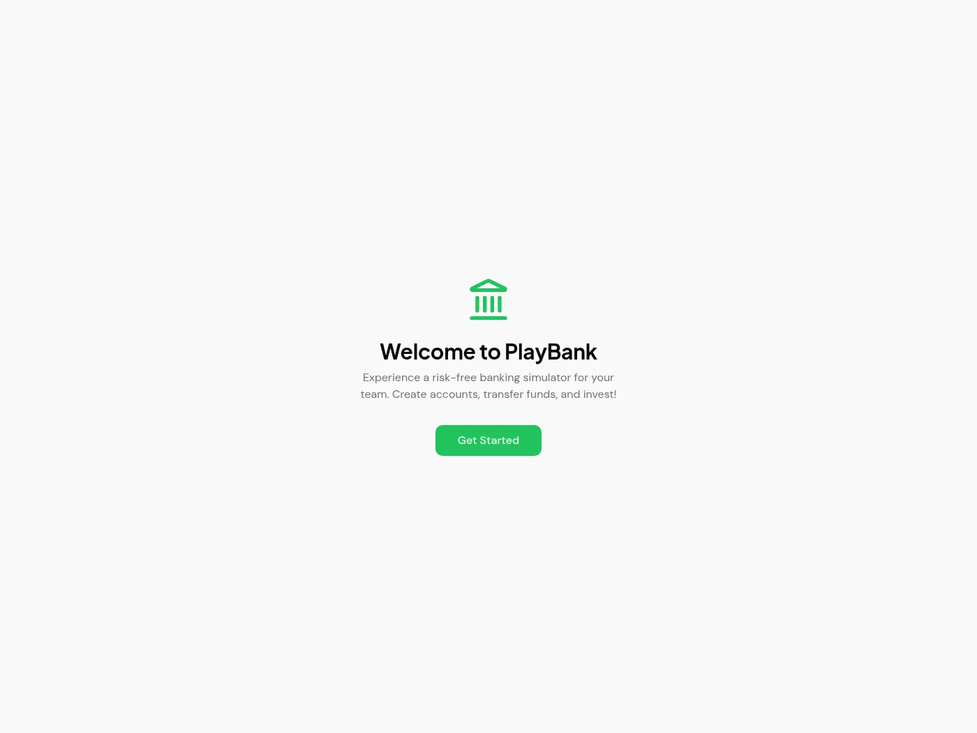 PlayBank Simulator