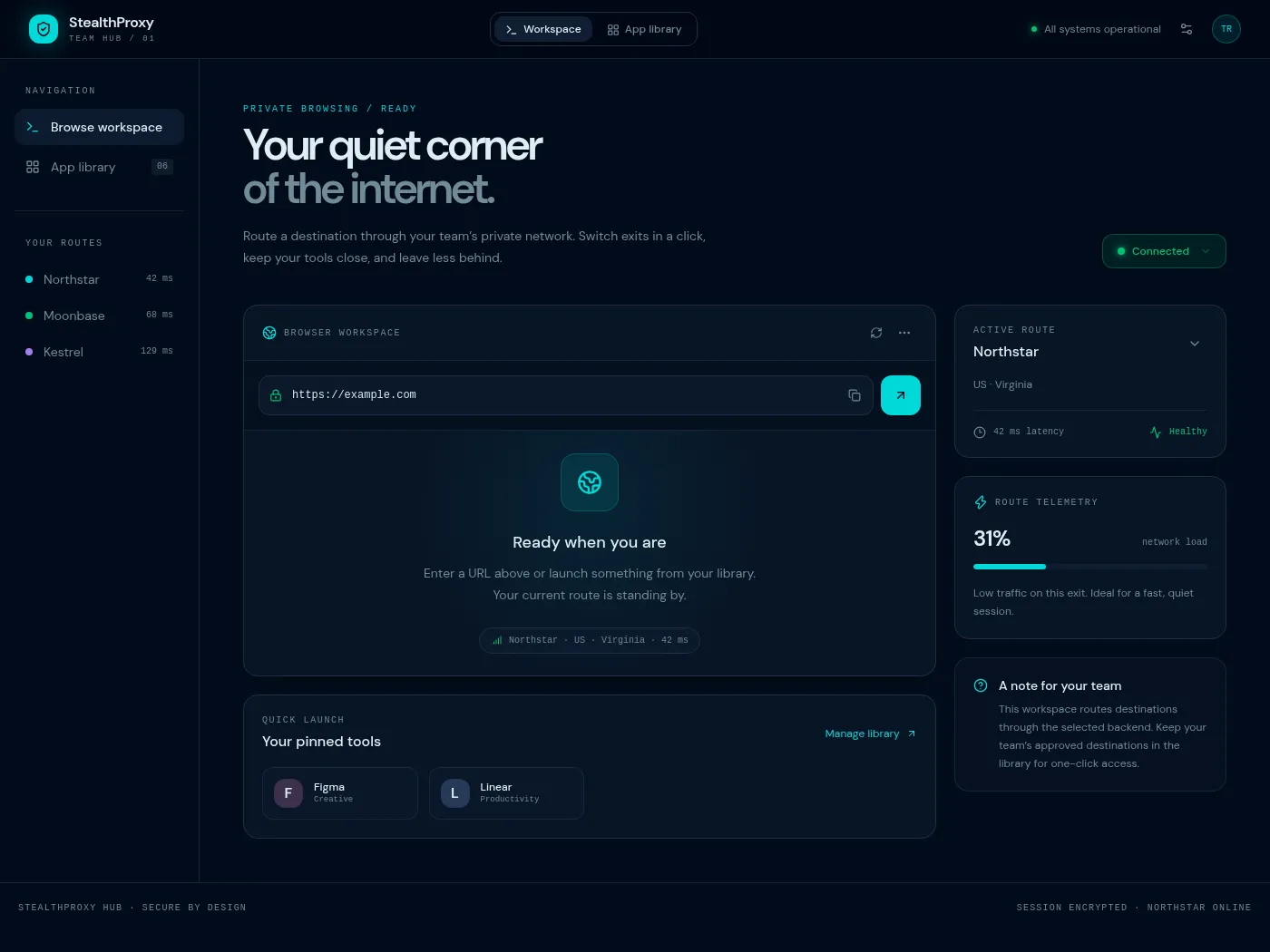 StealthProxy Hub