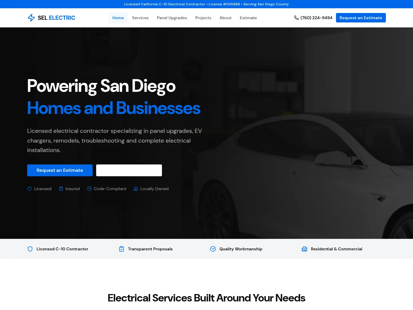 Sel Electric Pro Website