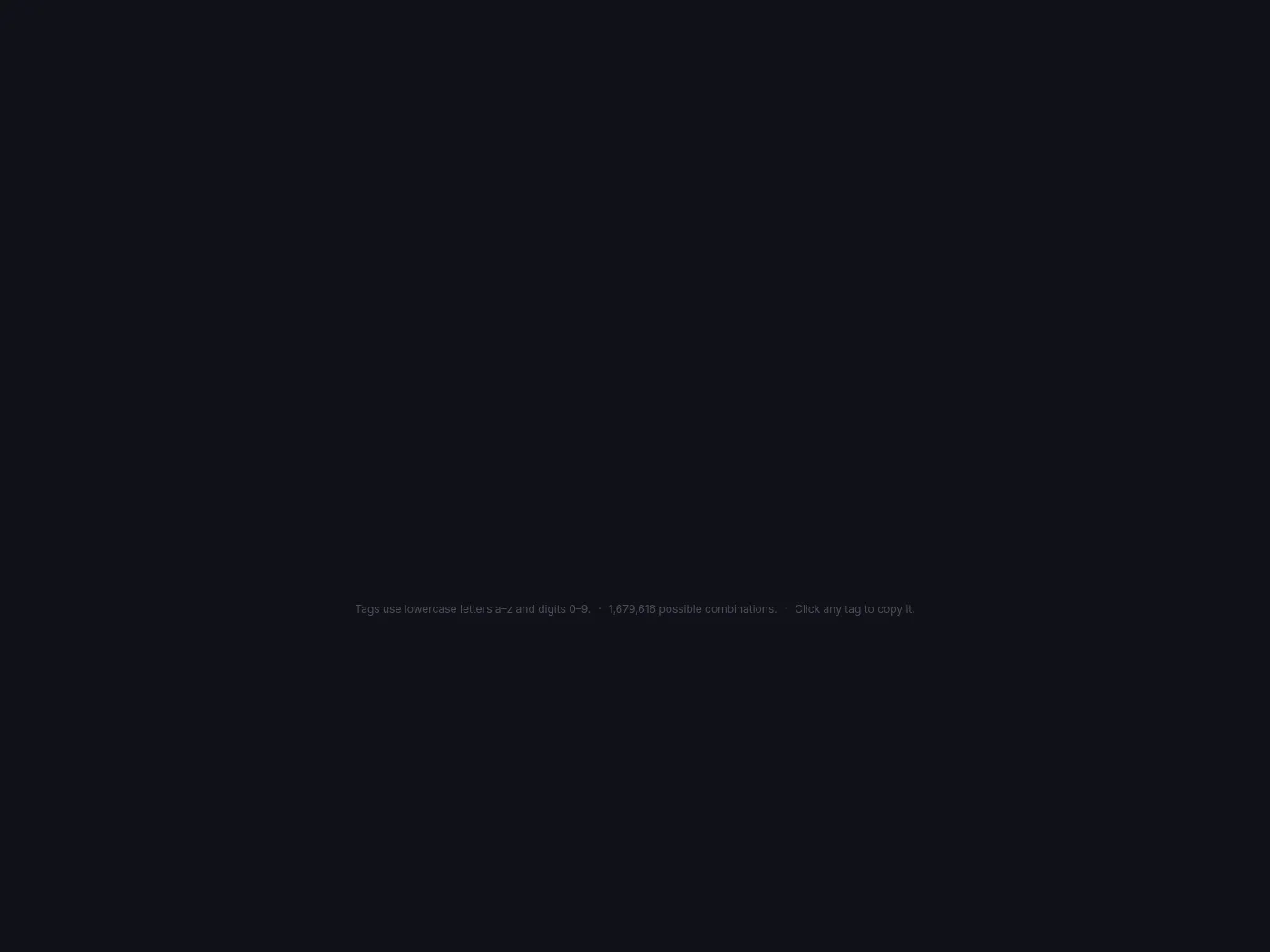 Discord Tag Generator