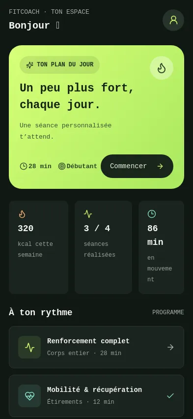 FitCoach AI Mobile