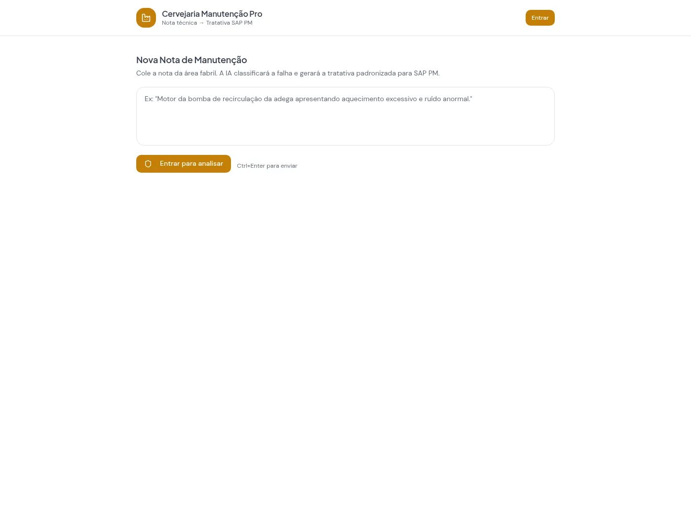 Cervejaria Manutenção Pro