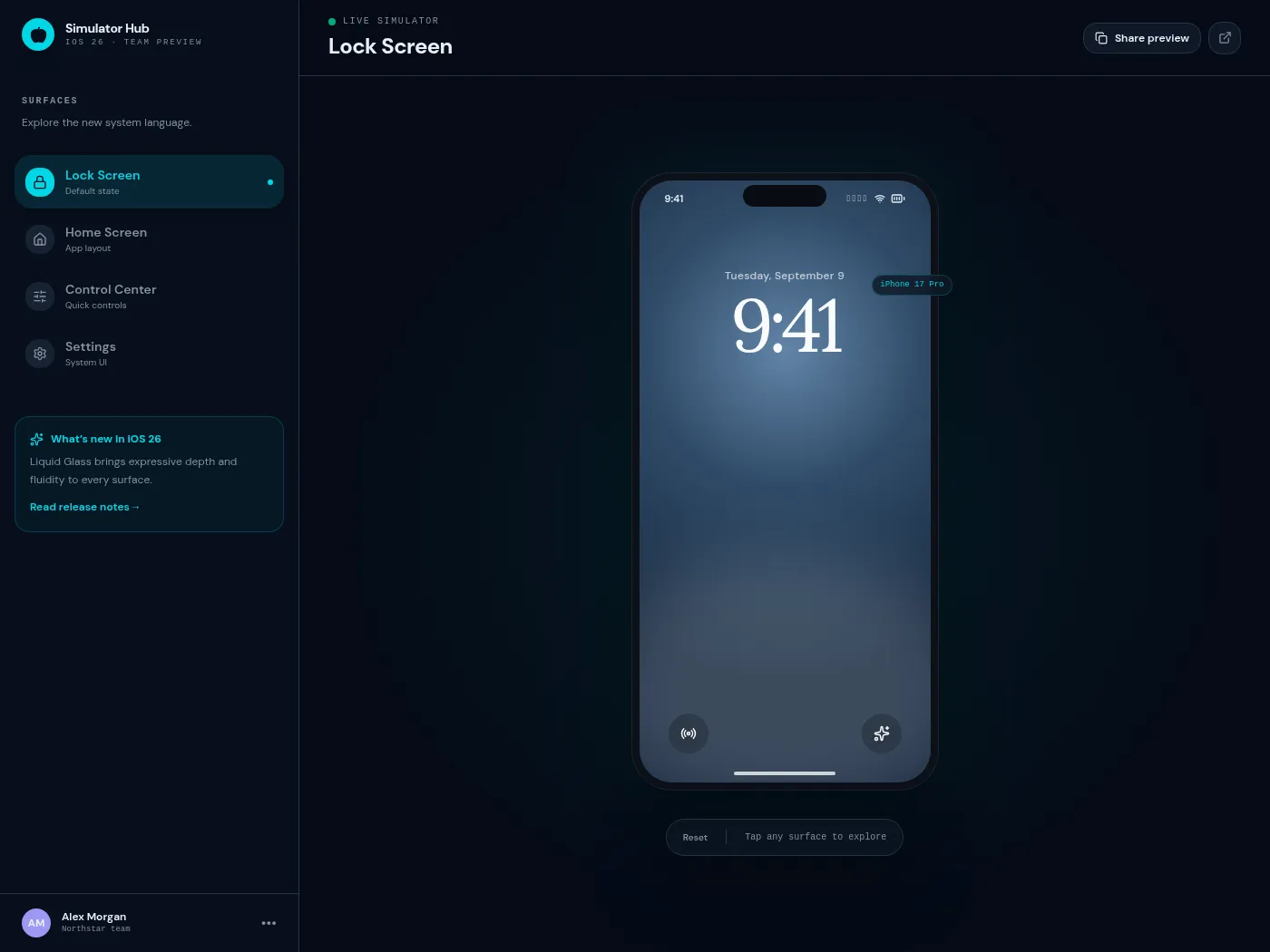 iOS 26 Simulator Hub