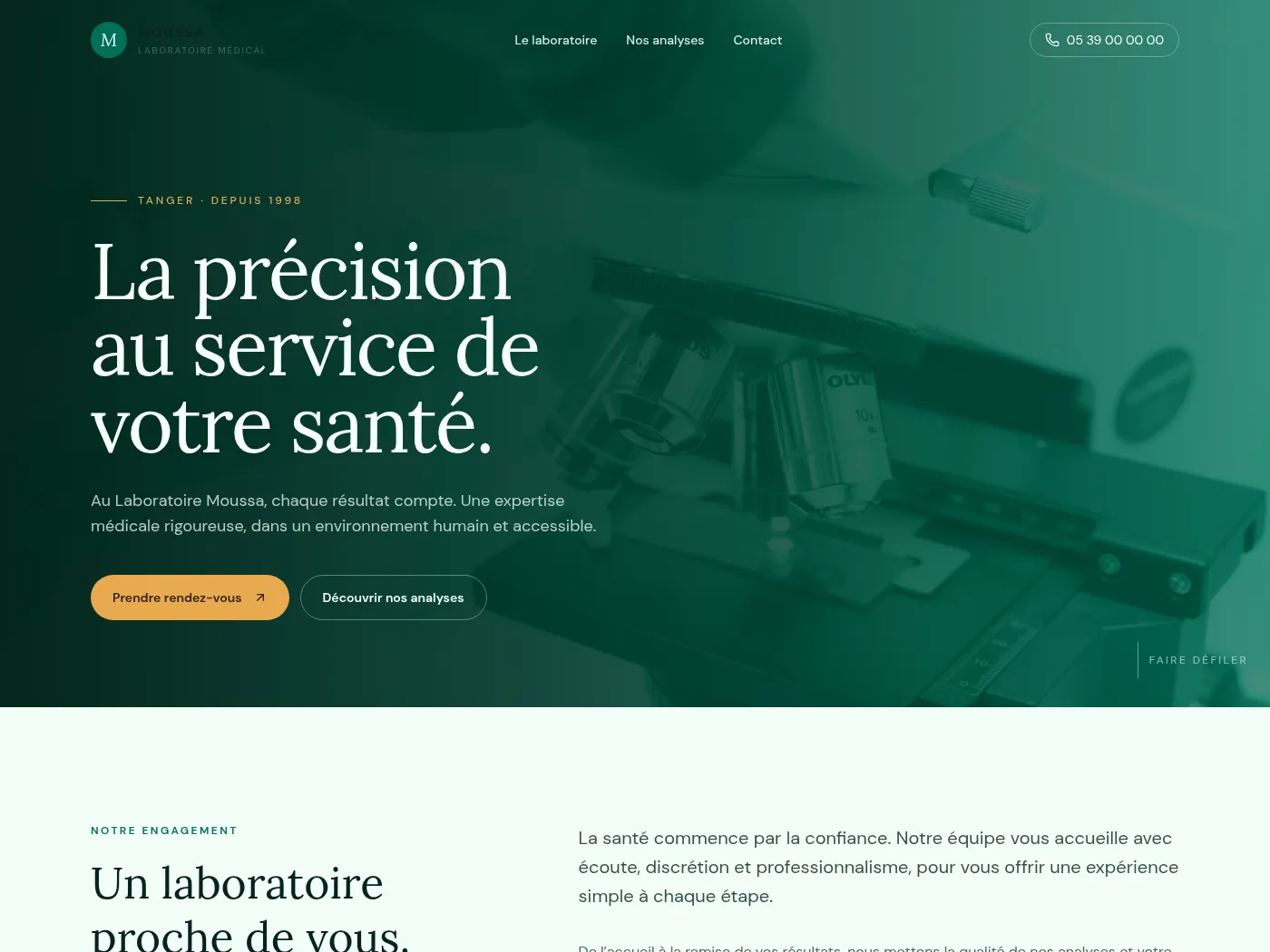 Laboratoire Moussa Web