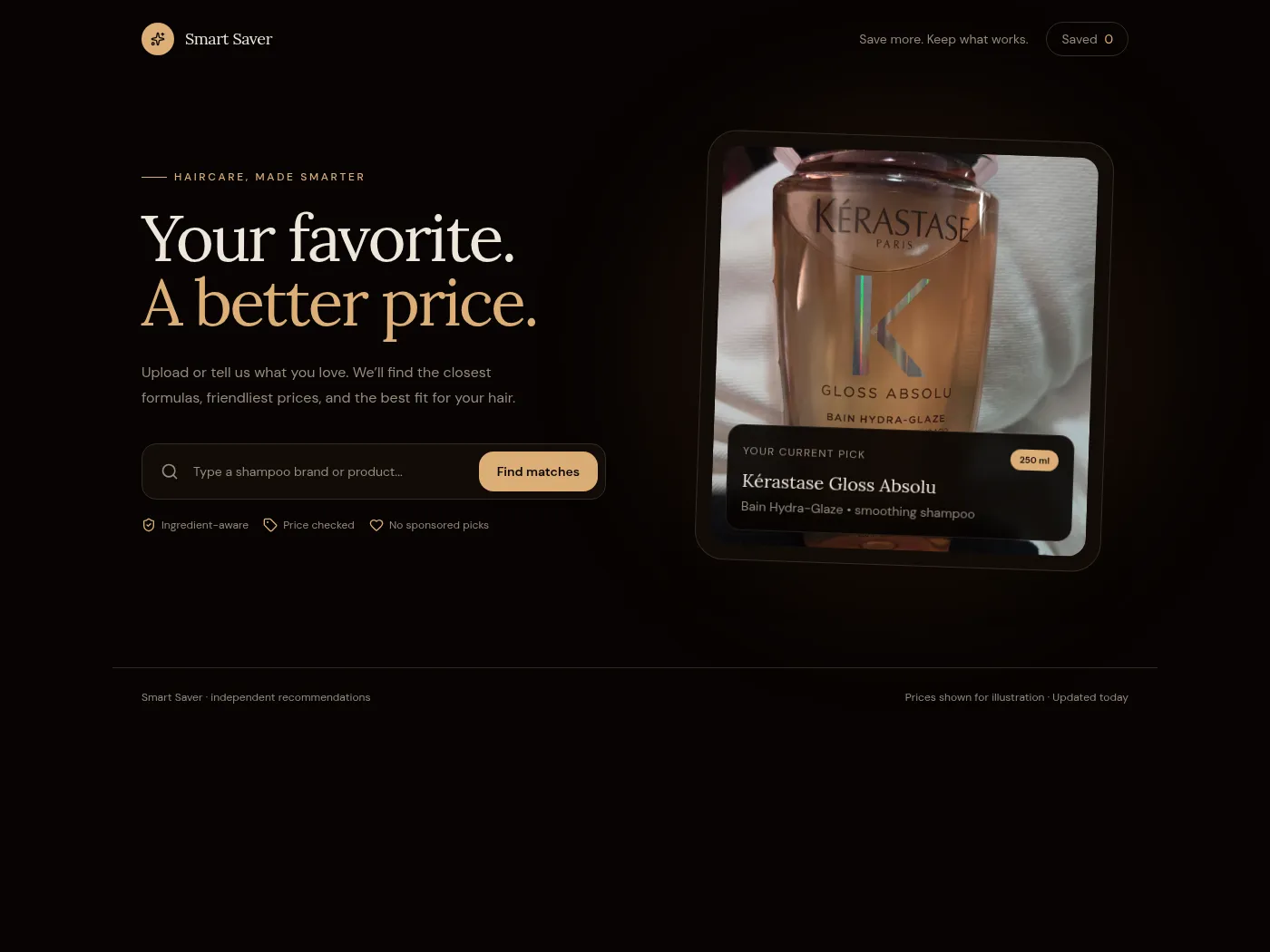 Shampoo Smart Saver