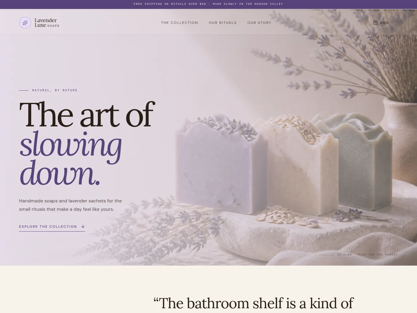 Lavender Luxe Soaps