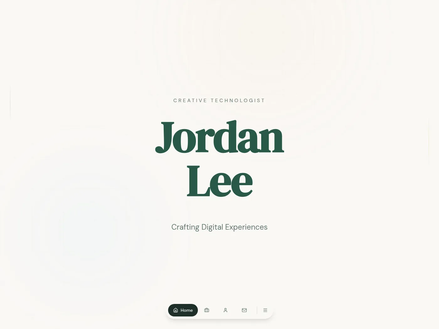 Immersive Scroll Portfolio (Remix)